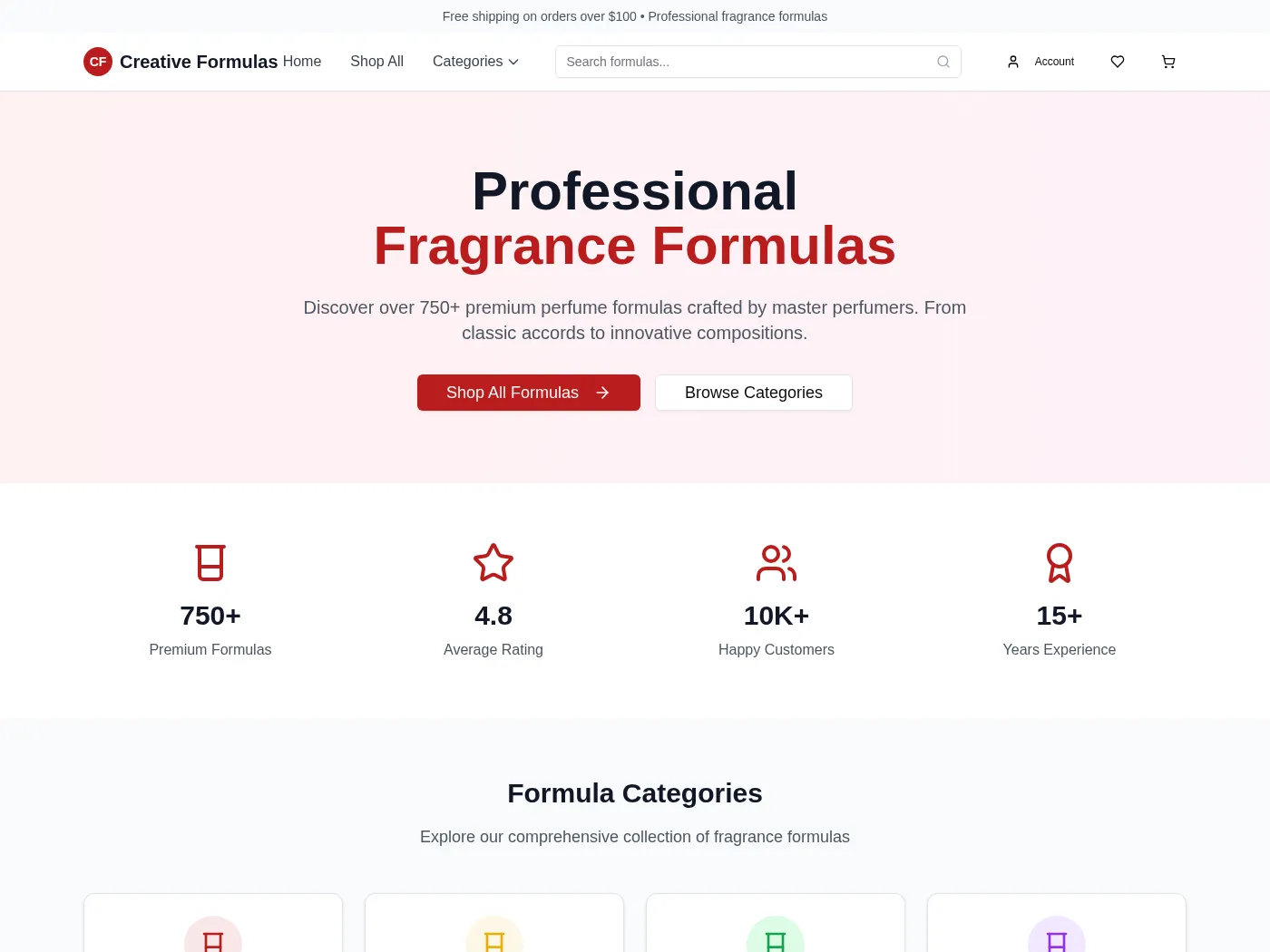 Creative Formulas Clone