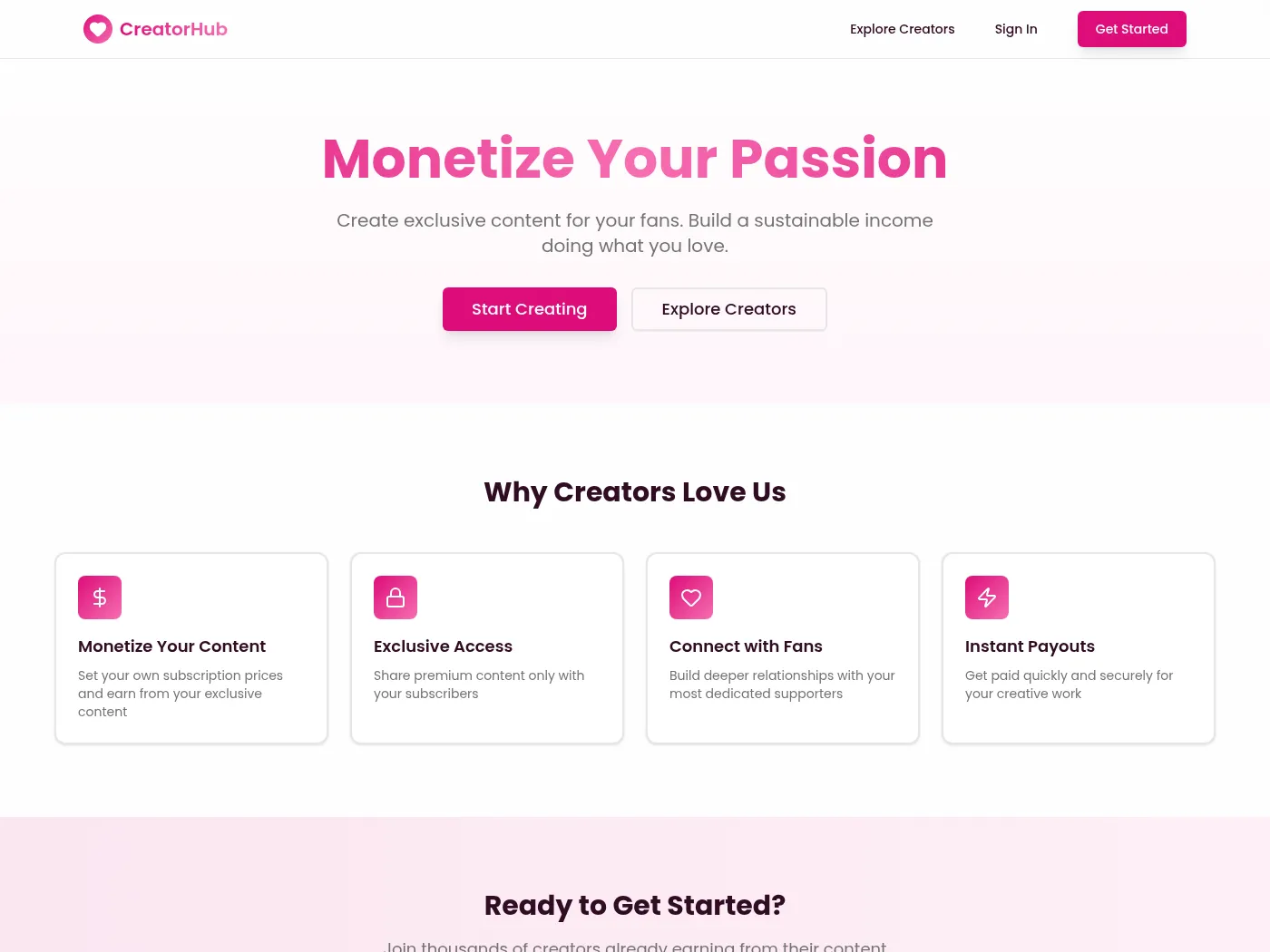 Creator Subscription Platform