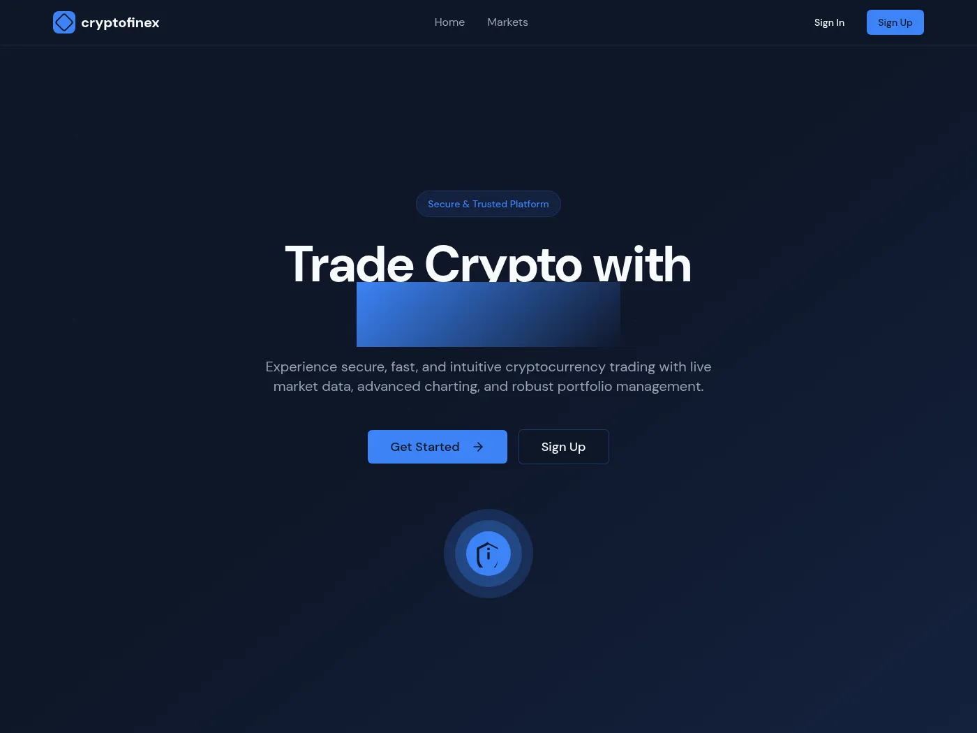 CryptoFinexx Professional Trading Platform
