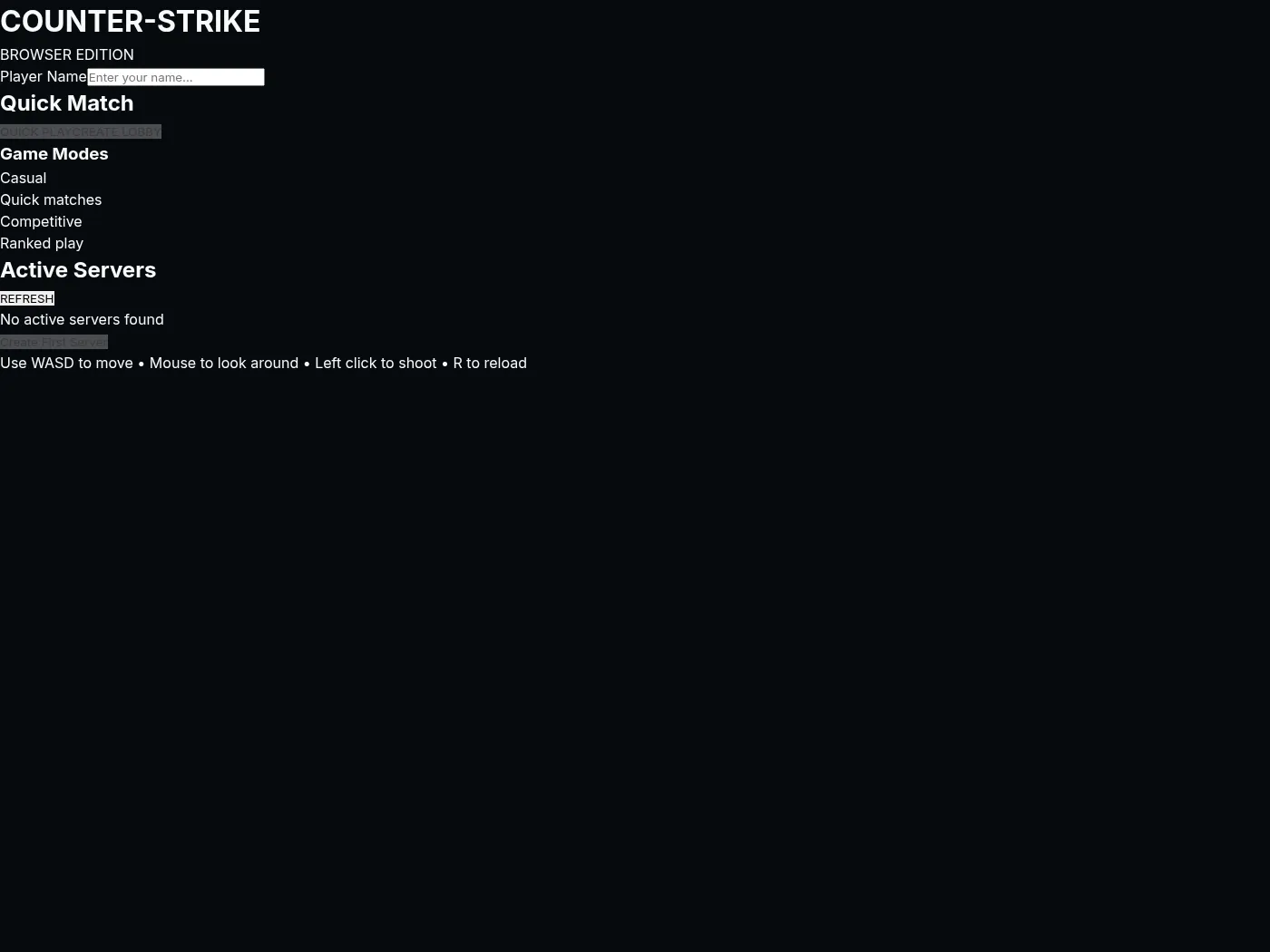Counter-Strike GO Clone in JavaScript