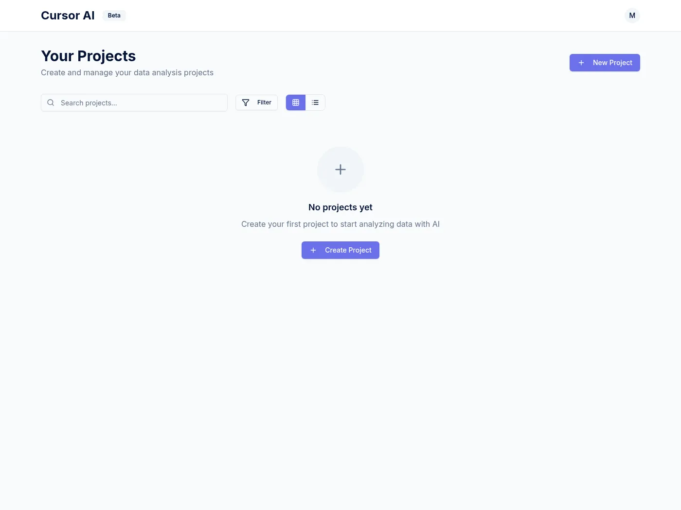 Cursor AI: Collaborative AI-Powered Data Analysis Platform