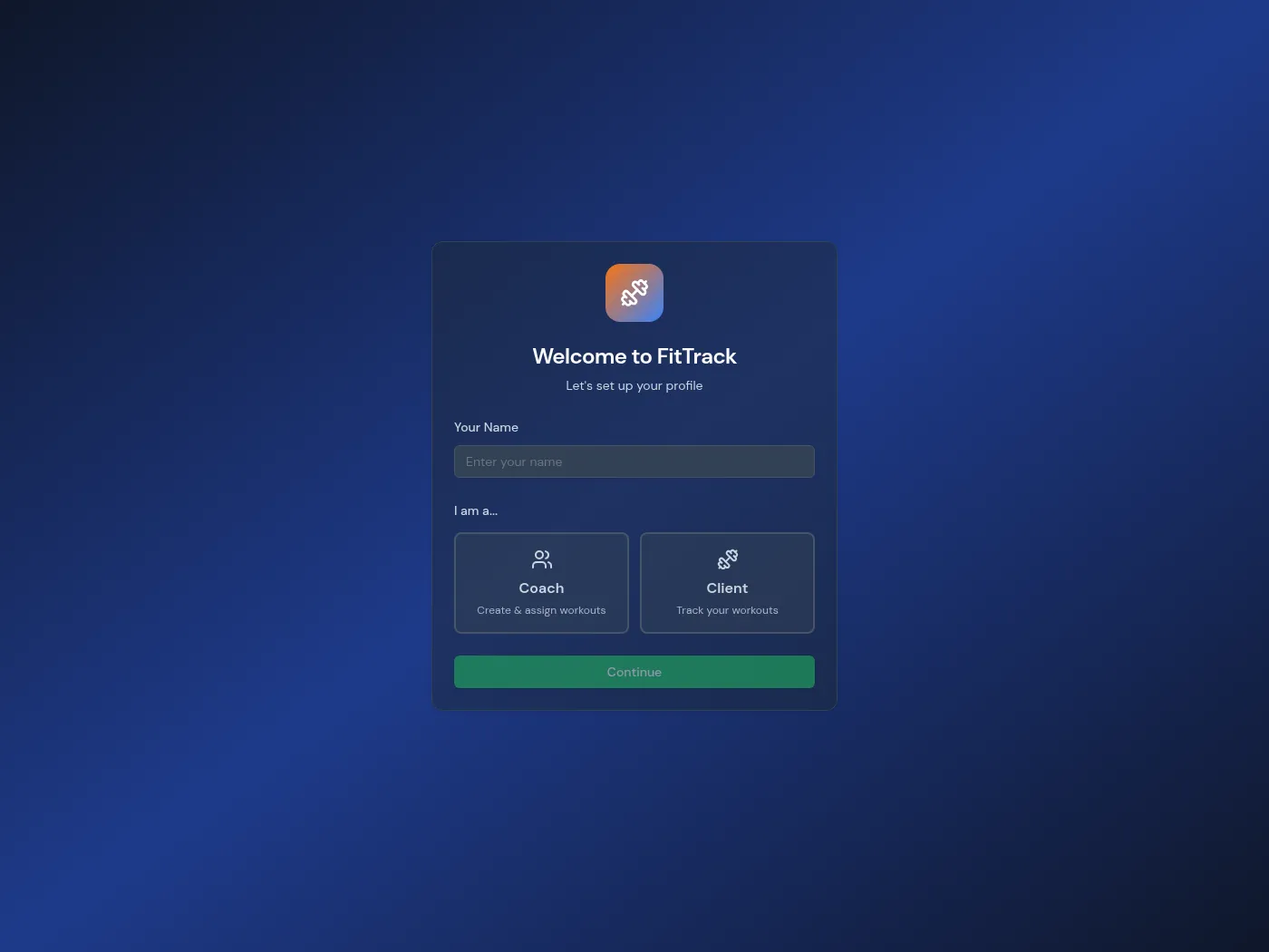 Customizable Coach-Client Workout Tracker
