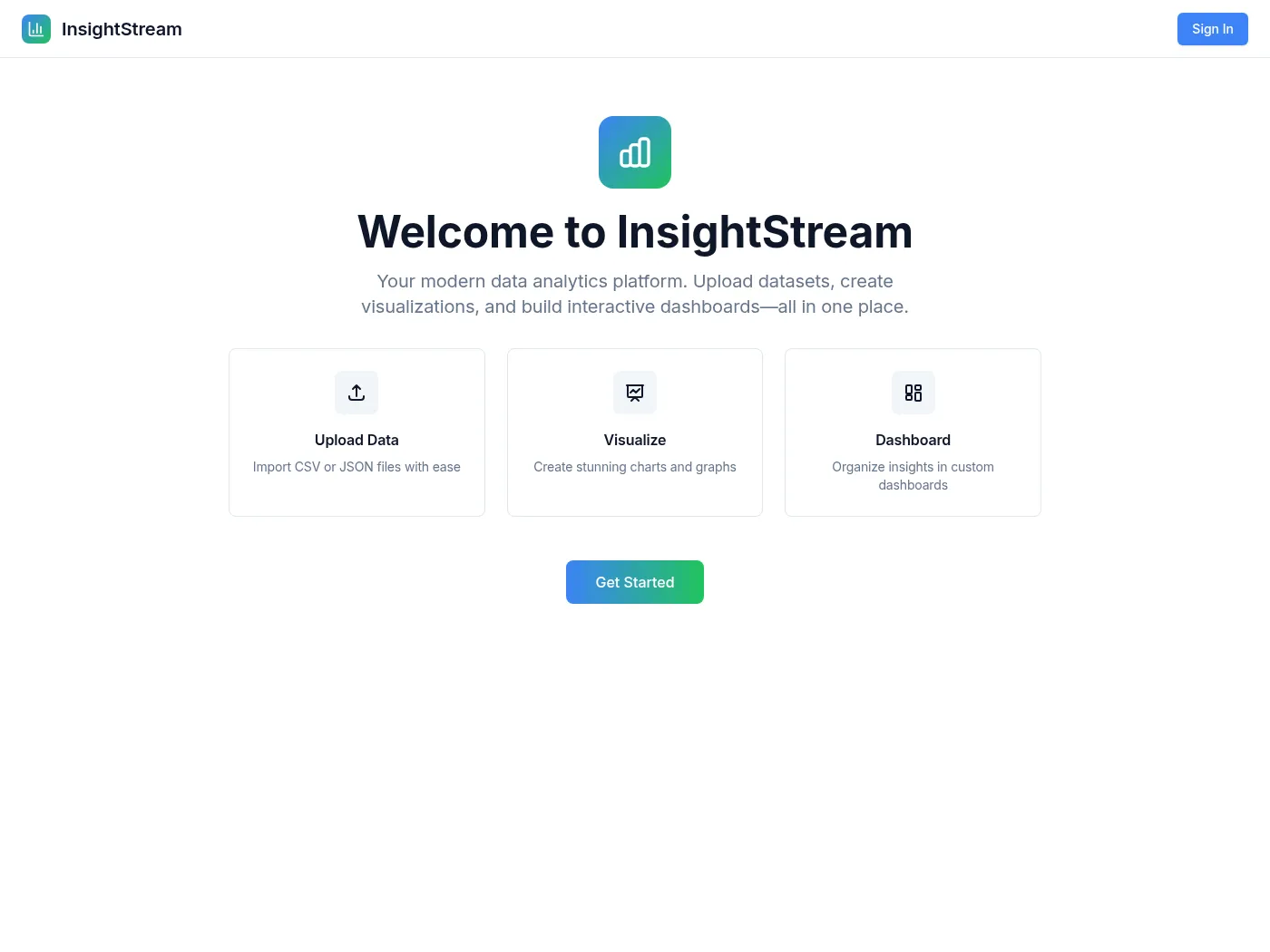 InsightStream: The Modern Data Analytics Platform