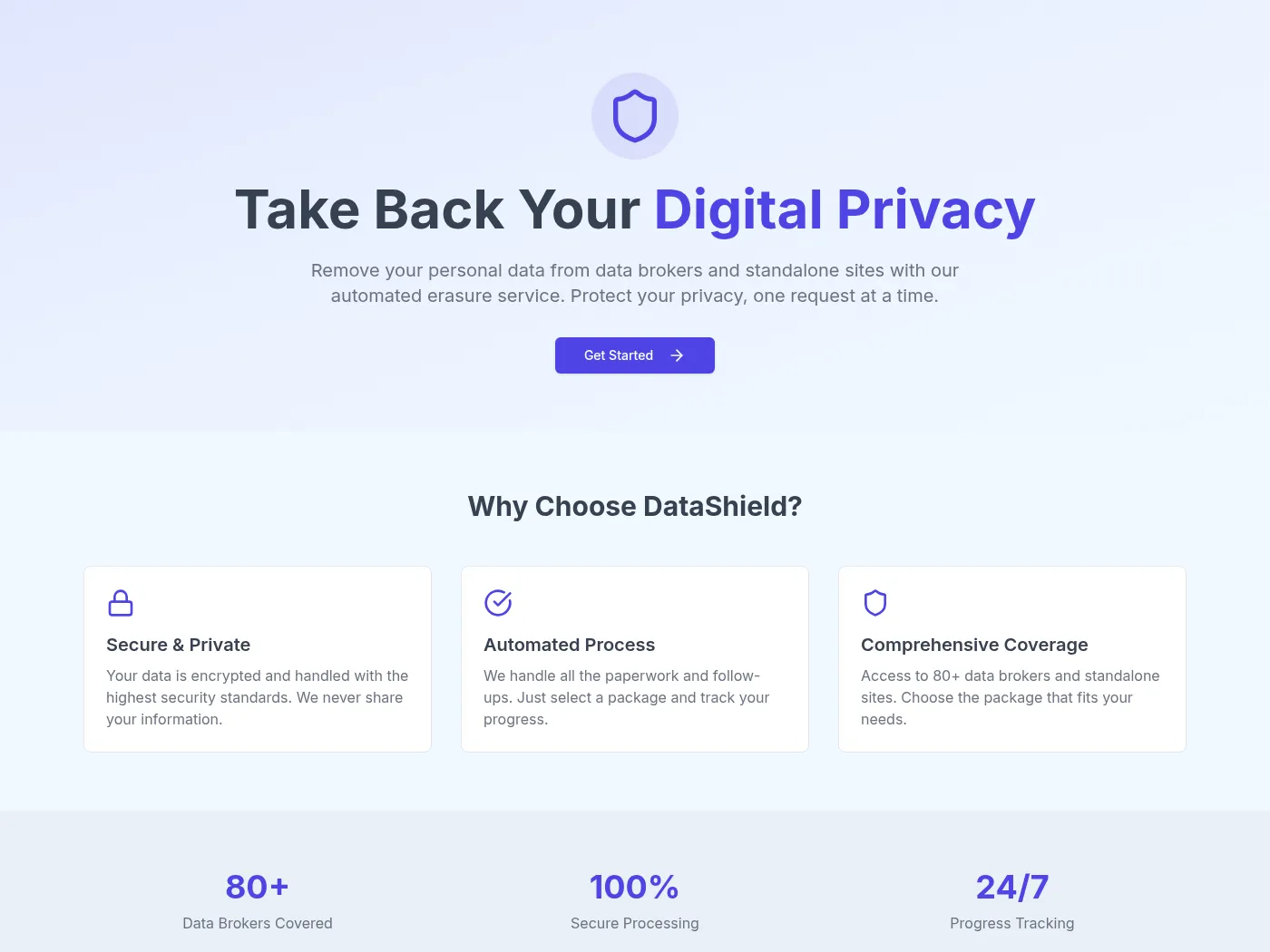 Data Privacy Erasure Request Web App