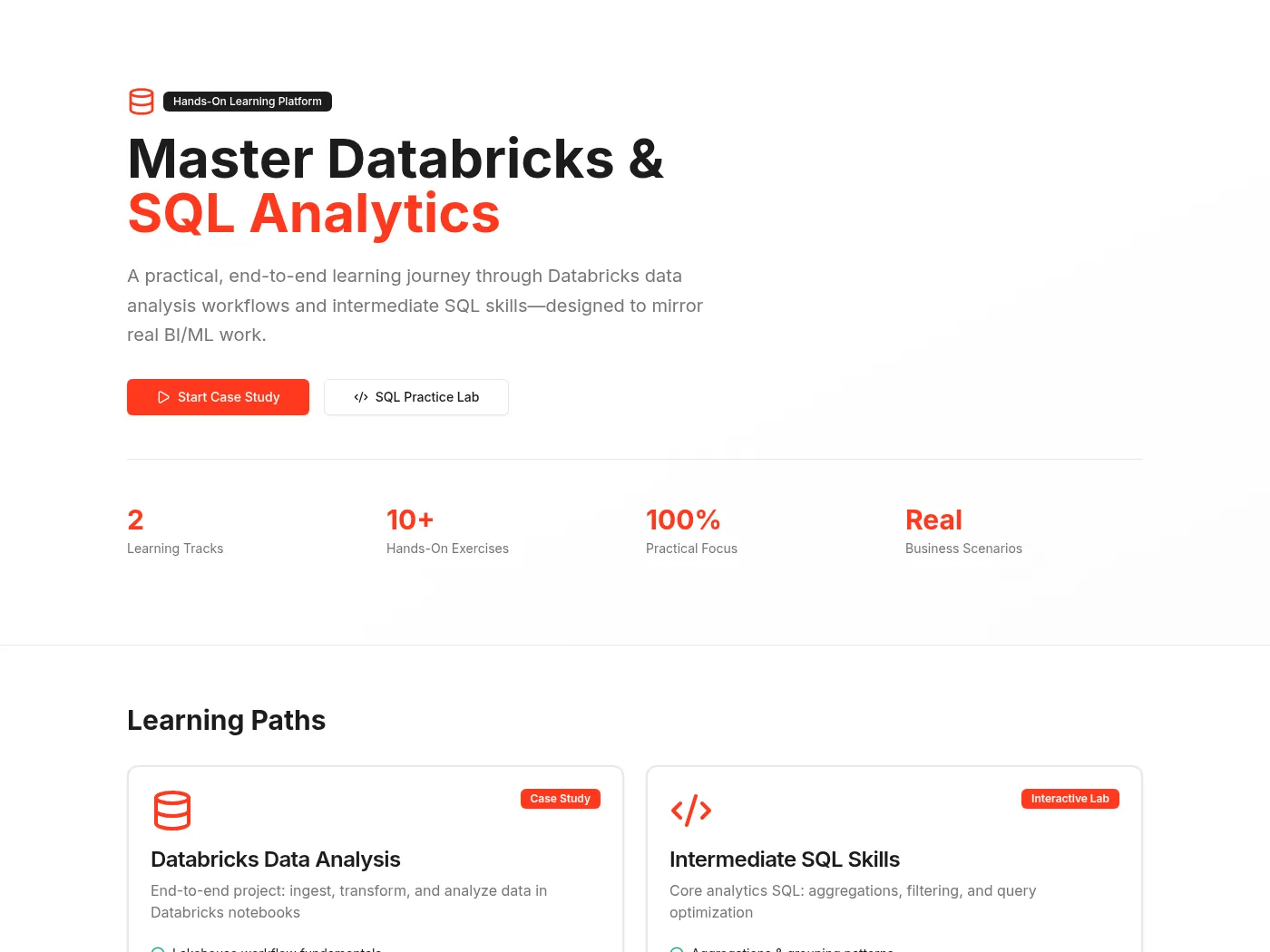 Databricks Data Analysis Case Study & SQL Skills Lab