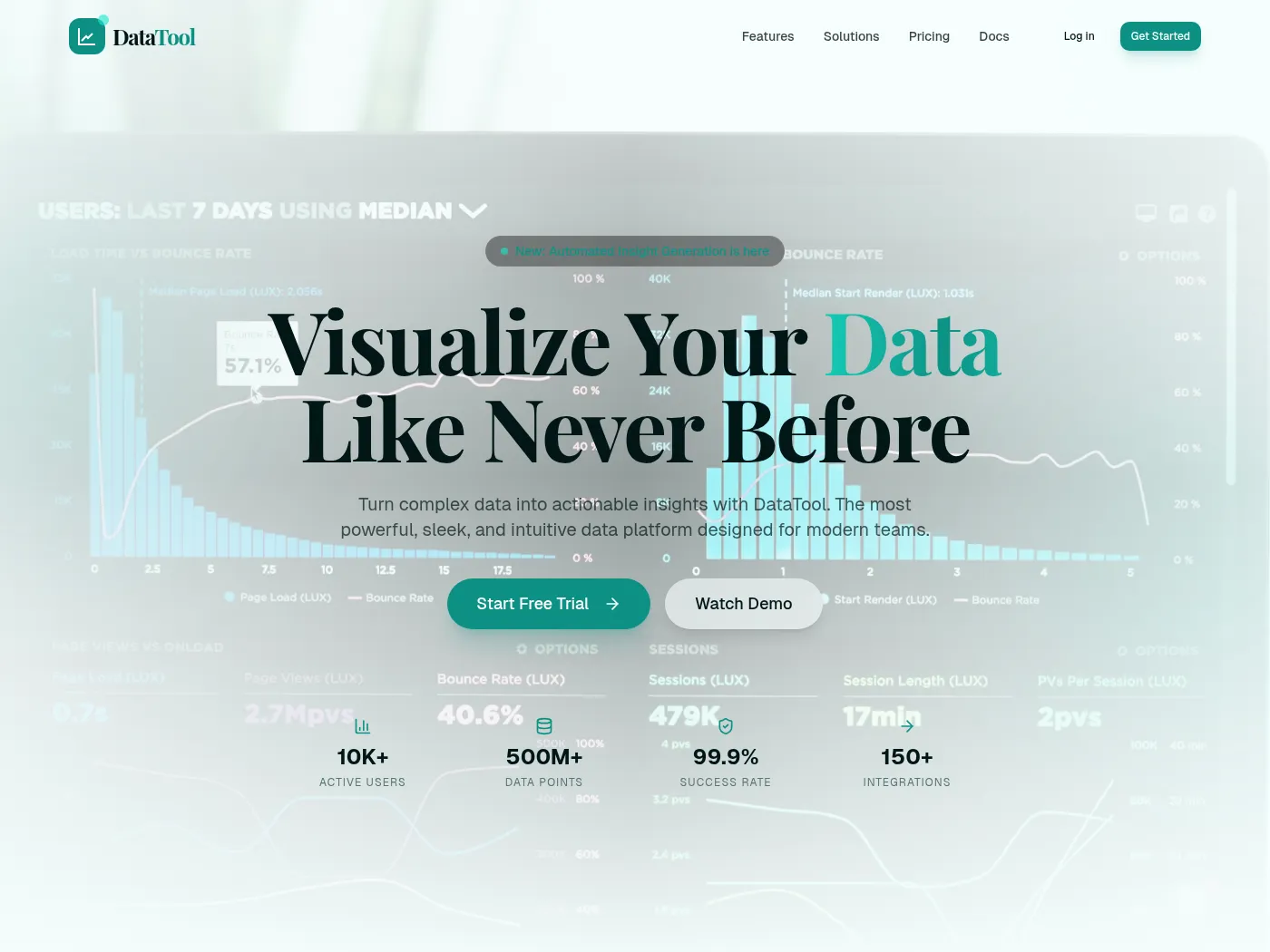 DataTool Web Portal