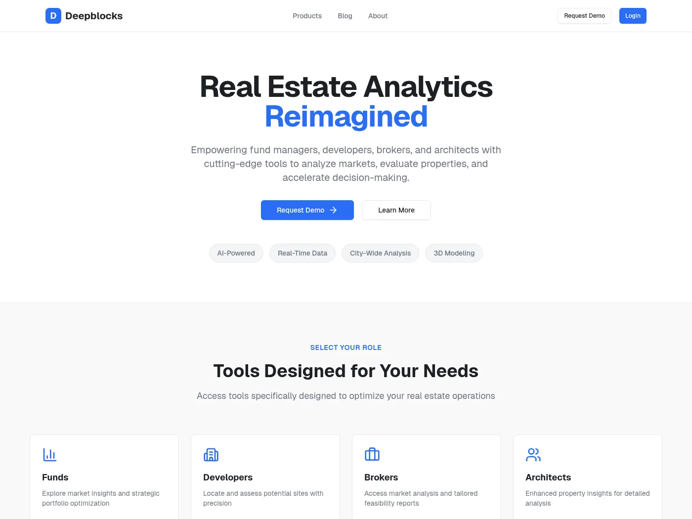 Deepblocks Web Platform Clone