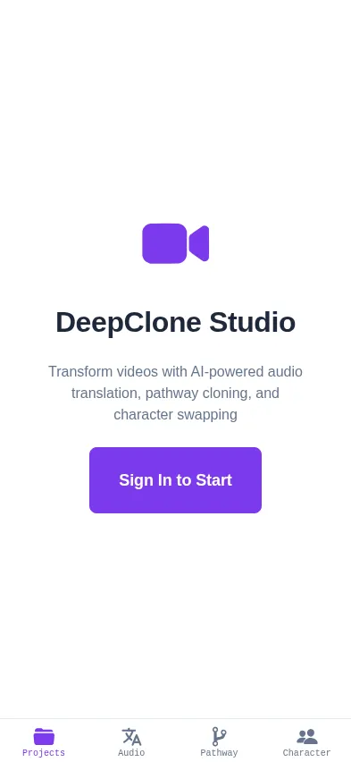 DeepClone Mobile Studio