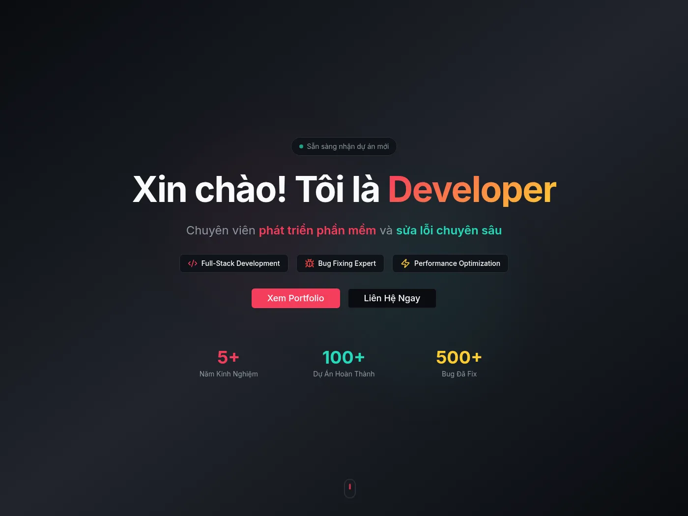 Personal Developer Introduction and Bug Fixing Showcase