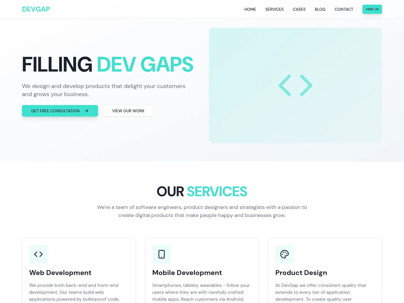 Devgap-Inspired Web Platform with Blog and CMS