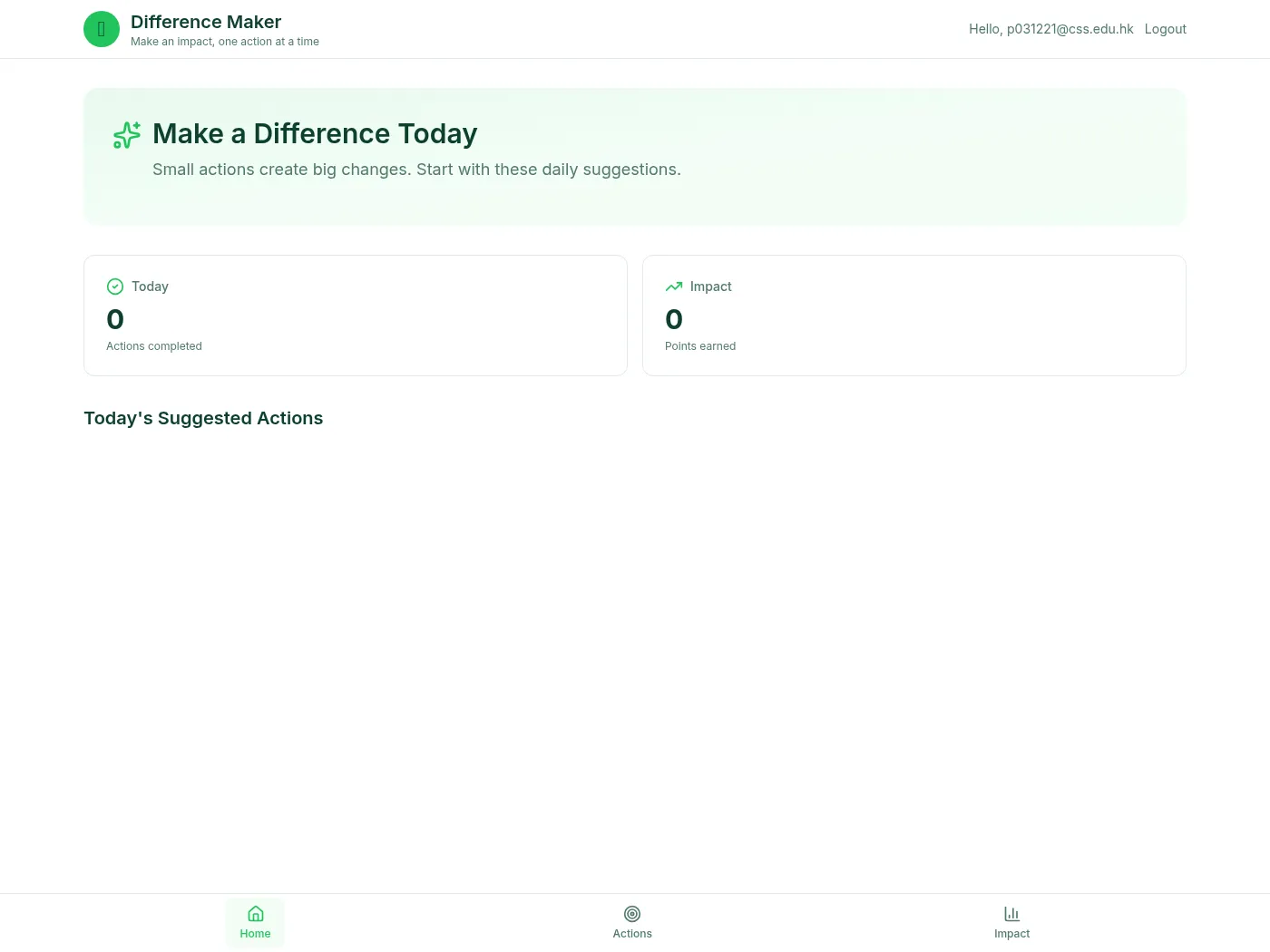 Difference Maker App