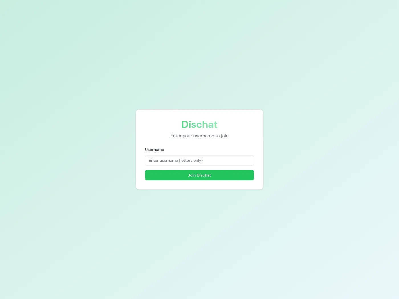 Dischat - 1-to-1 Discord-Style Web Chat with Roles, Voice, and Admin Tools