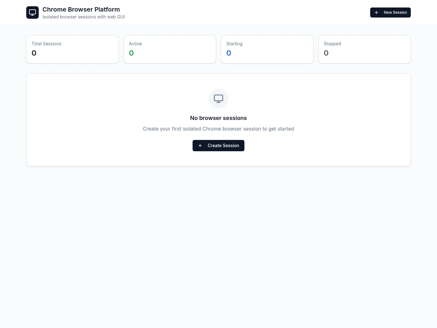 Dockerized Isolated Chrome Browsers with Web-Based GUI Access