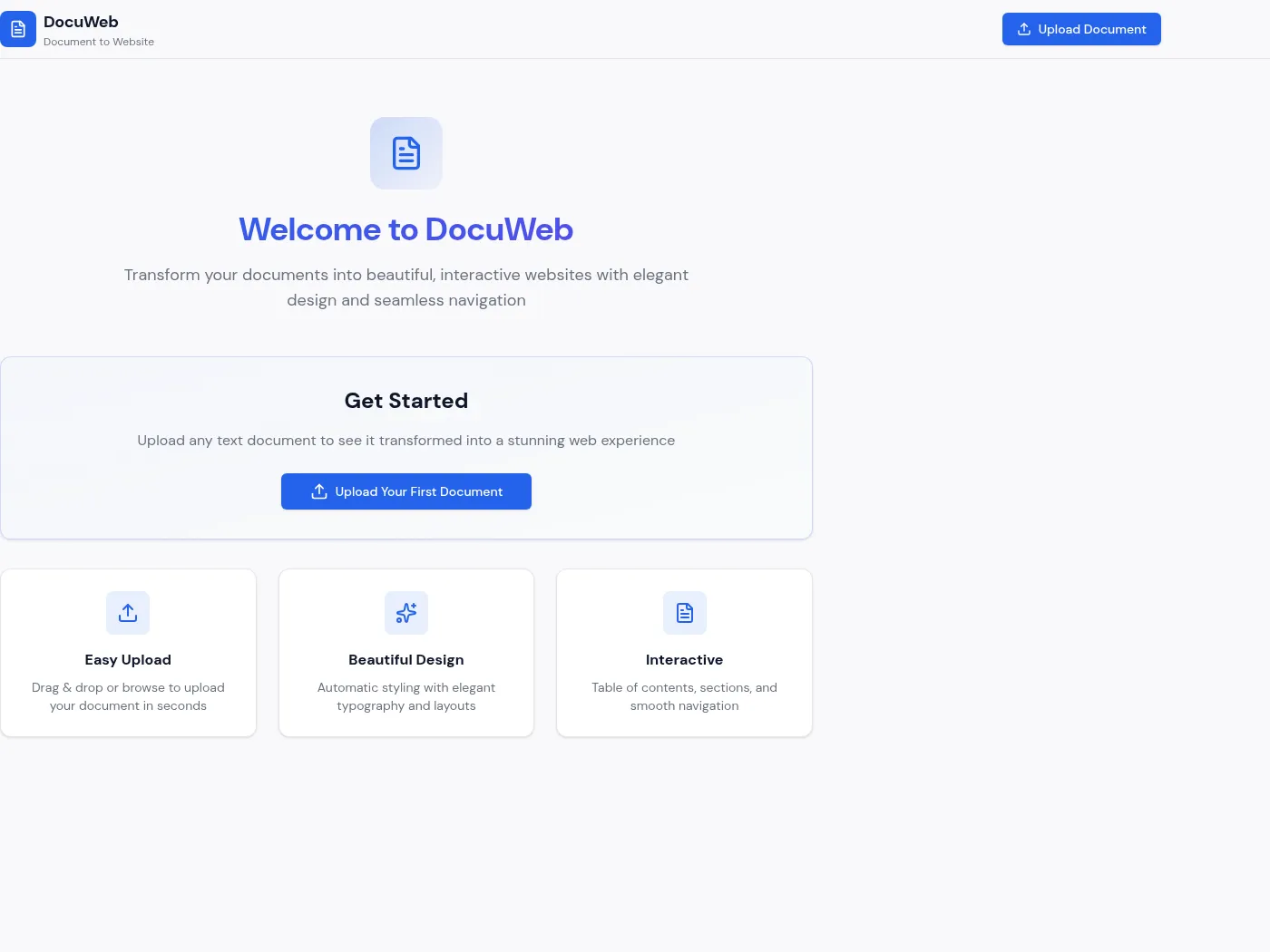 Document-Based Web Excellence