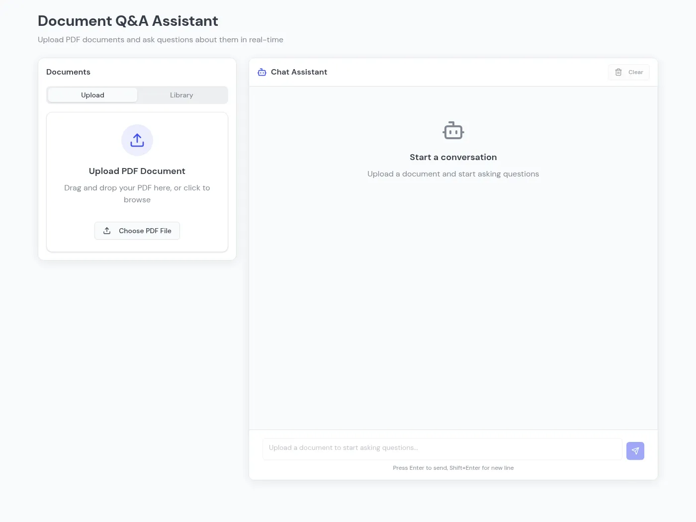 Document Q&A Chat Assistant