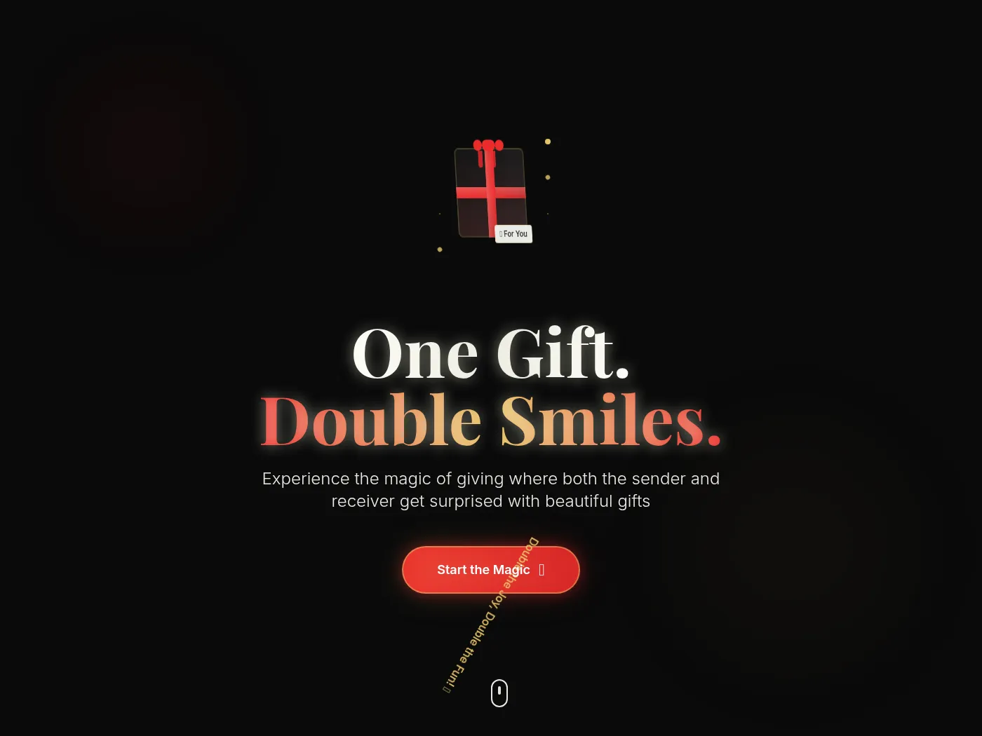 Double Joy Gift Storefront Experience