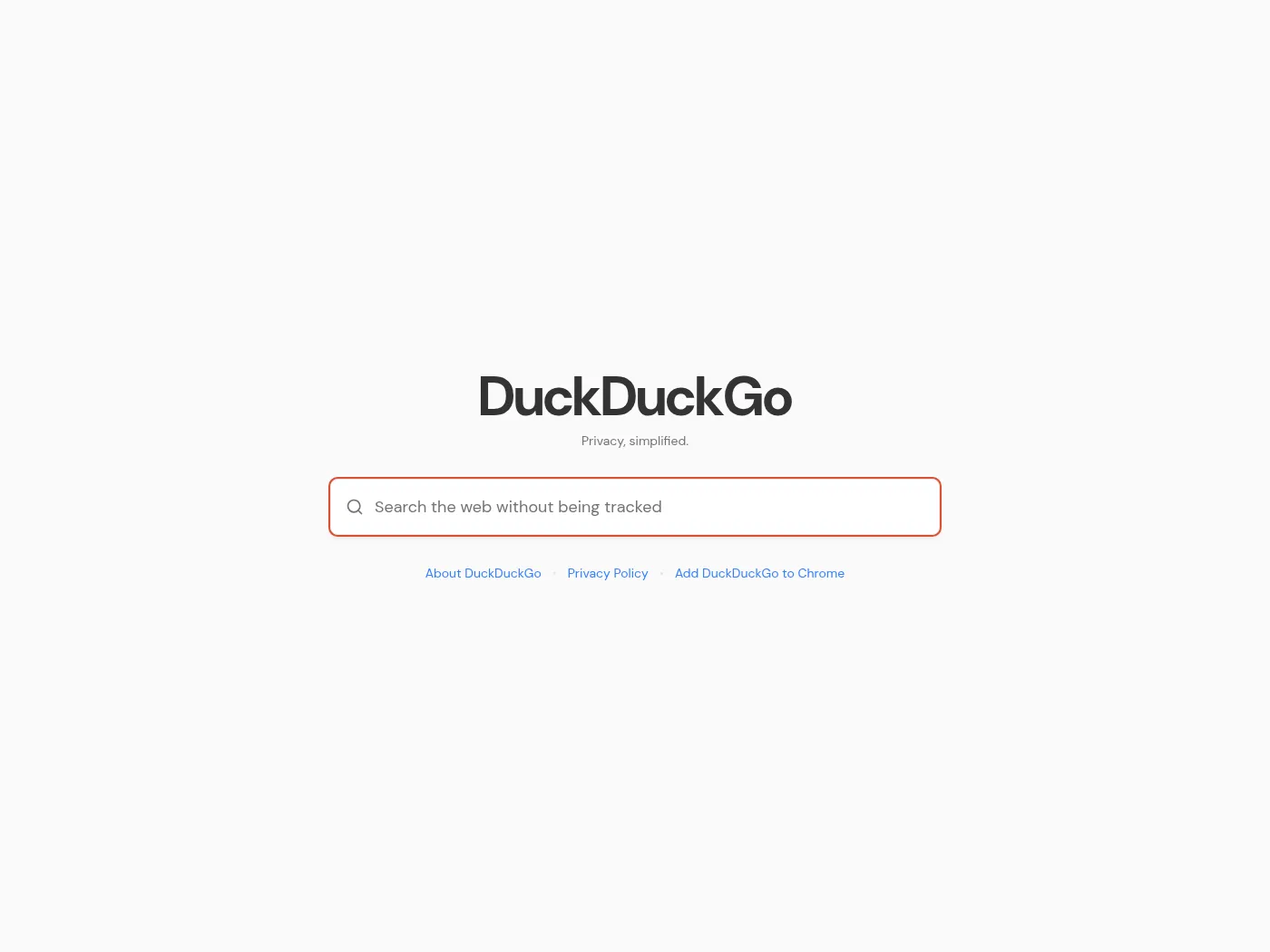 DuckDuckGo Search Engine Clone