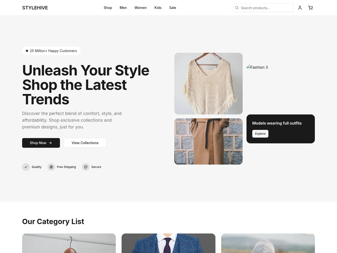 E-Commerce Website Platform