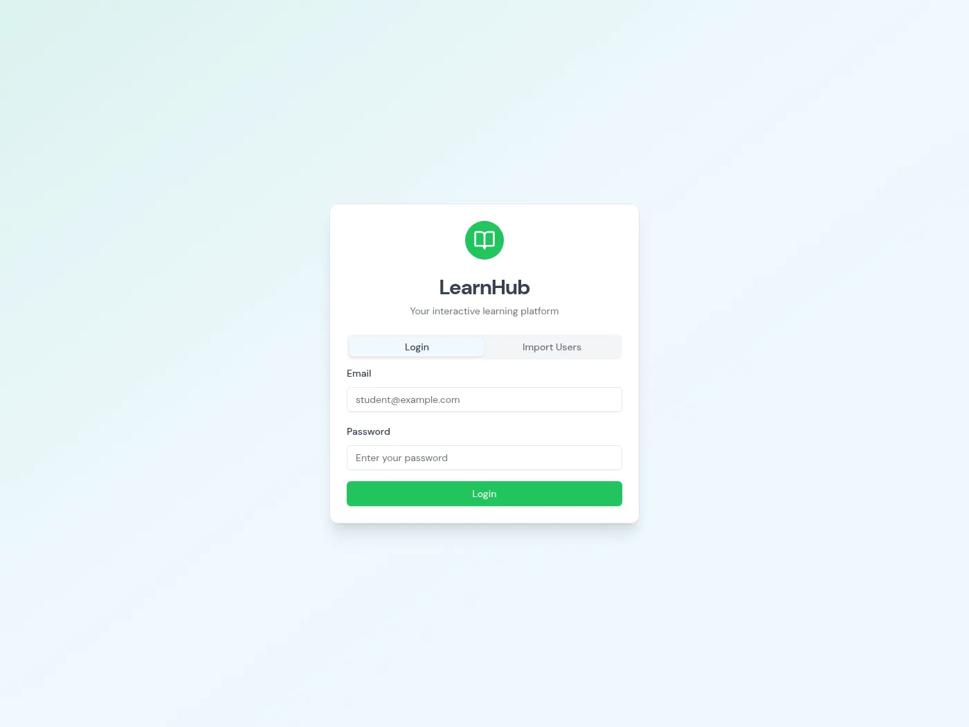 Insightful E-Learning Platform with Interactive Tasks and Analytics