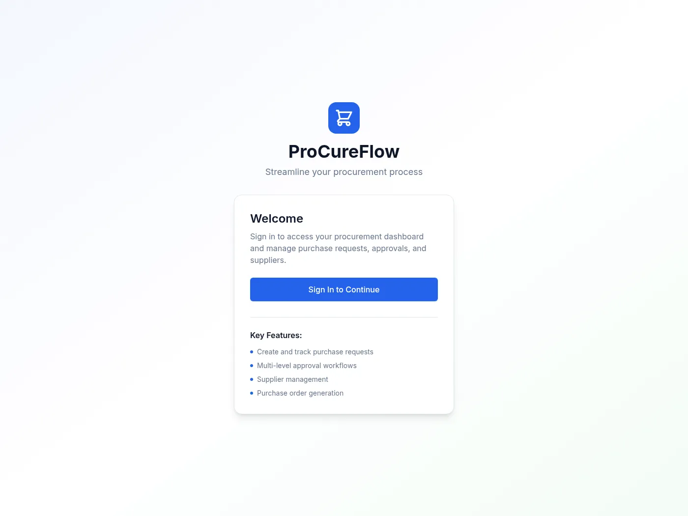 E-Procurement Platform