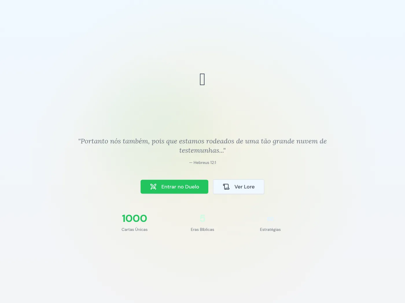 Ecos da Eternidade – AAA Christian TCG for the Web