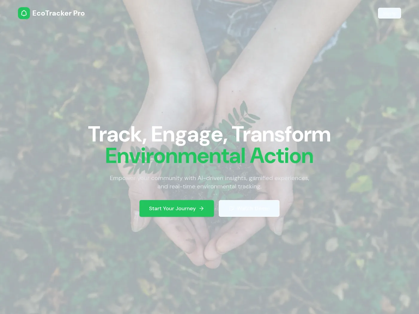 EcoTracker Pro: Role-Based Environmental Platform with AI & Engaging Dashboards