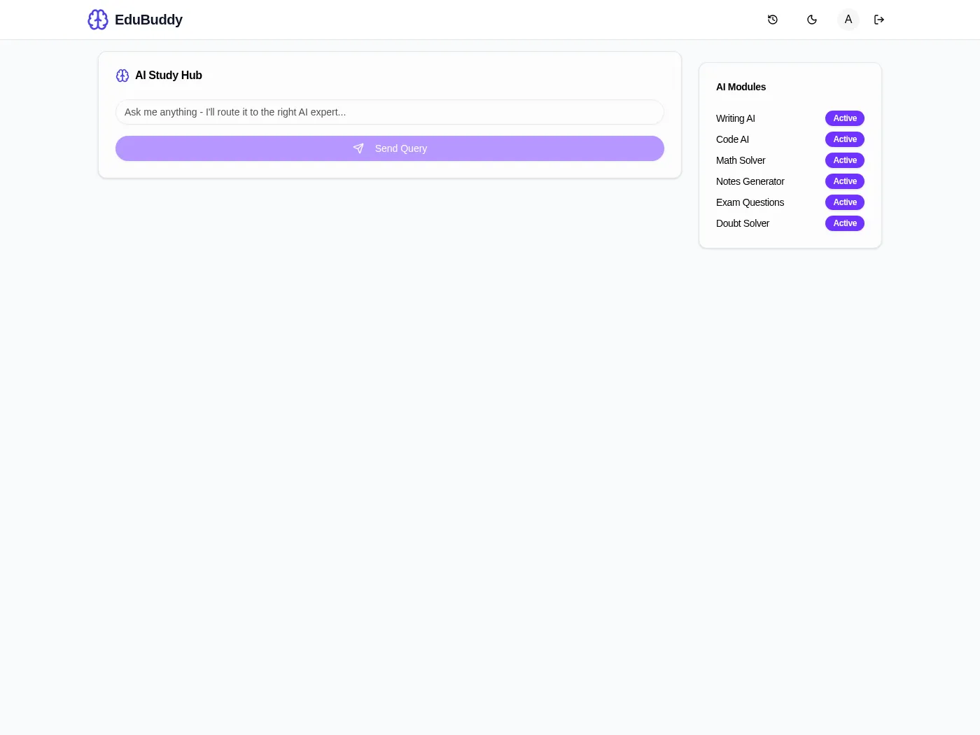 EduBuddy: Modular AI-Powered Study & Productivity Hub