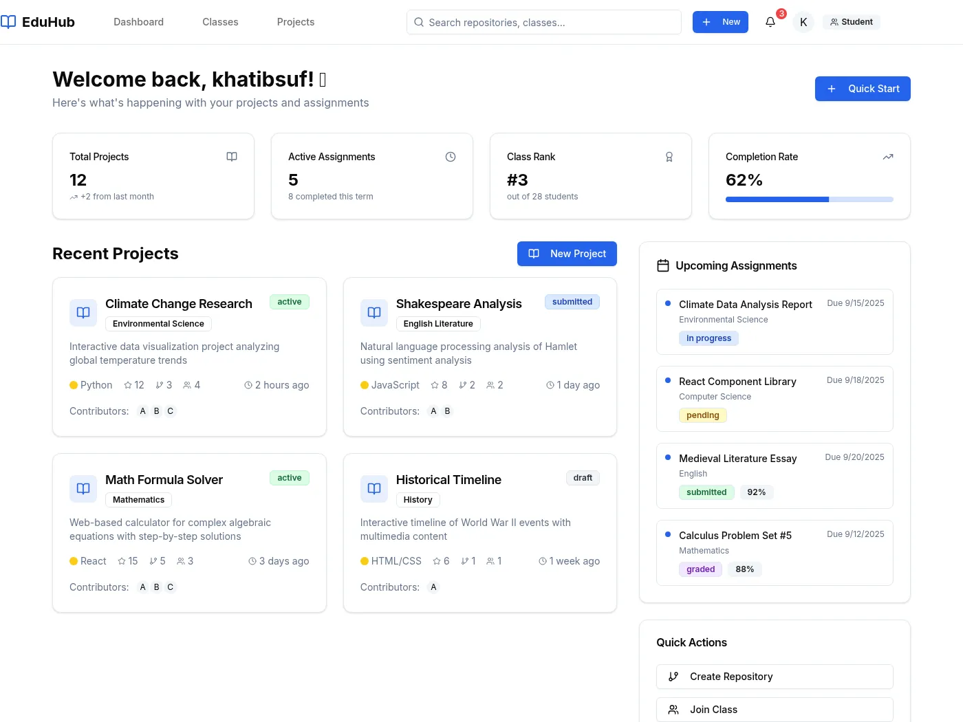 EduHub - Github for Schools