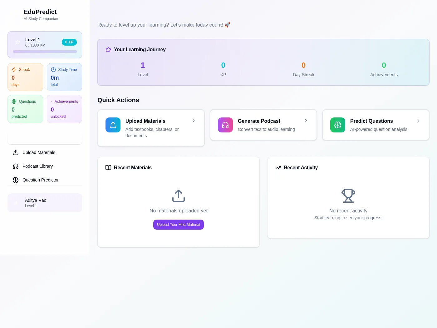 EduPredict: Smart Assessment Question Predictor for Students
