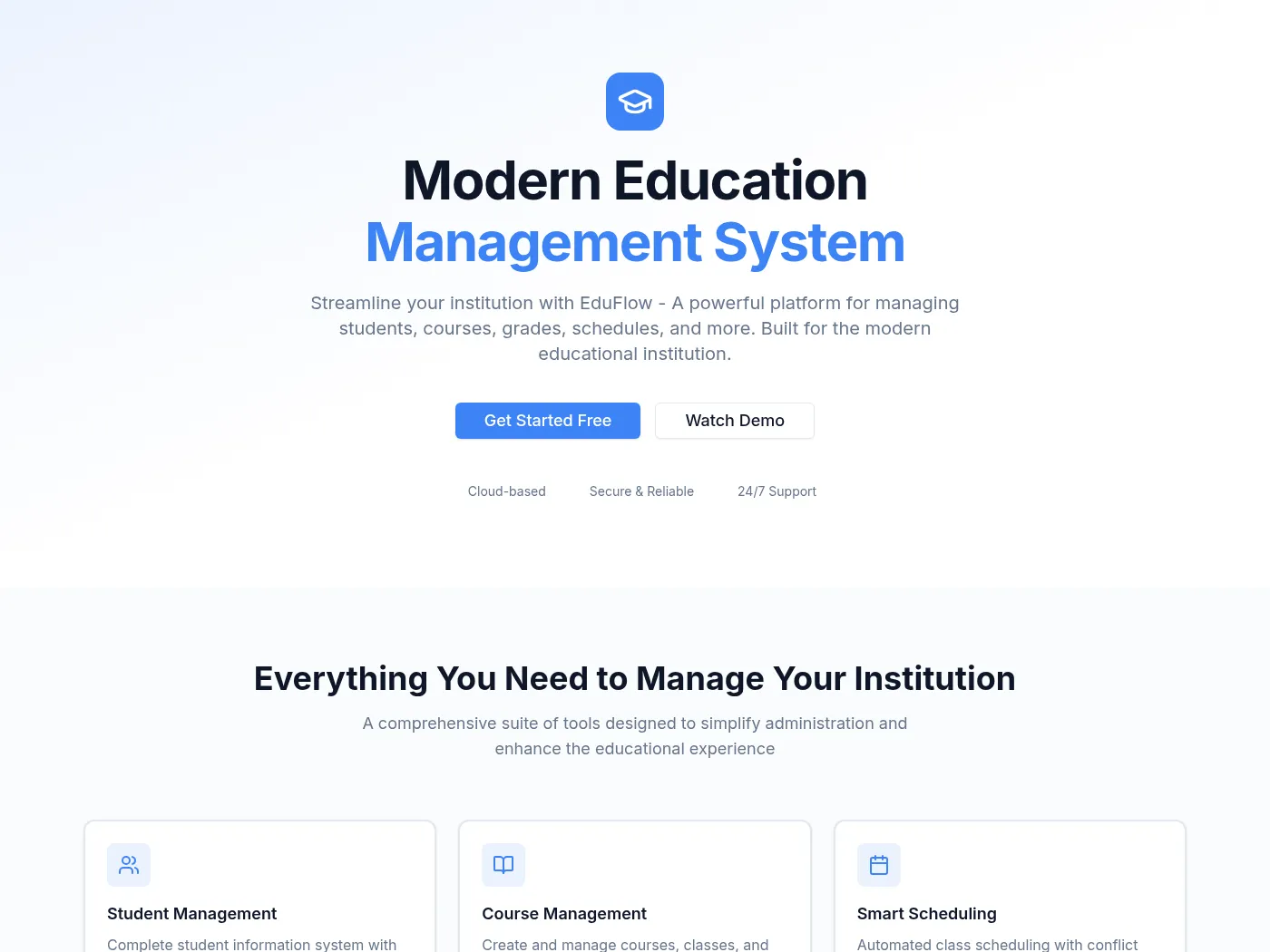 Edusoft Competitor Platform