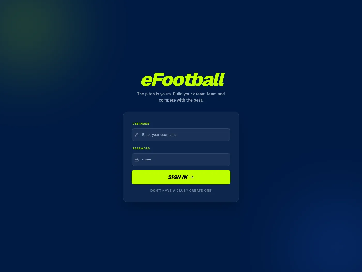 eFootball Clone