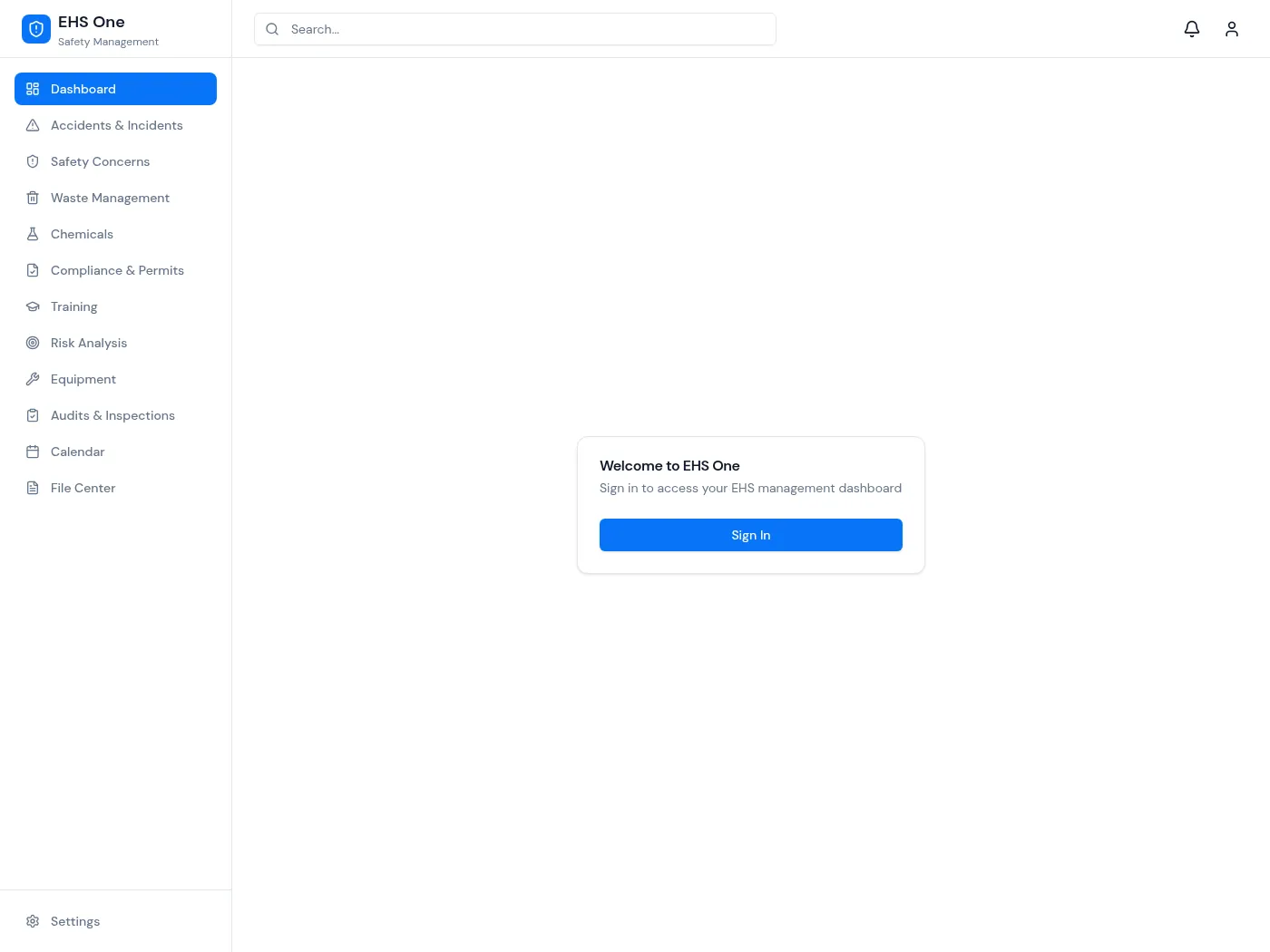 EHS One: Smart EHS Management SaaS for Small Companies