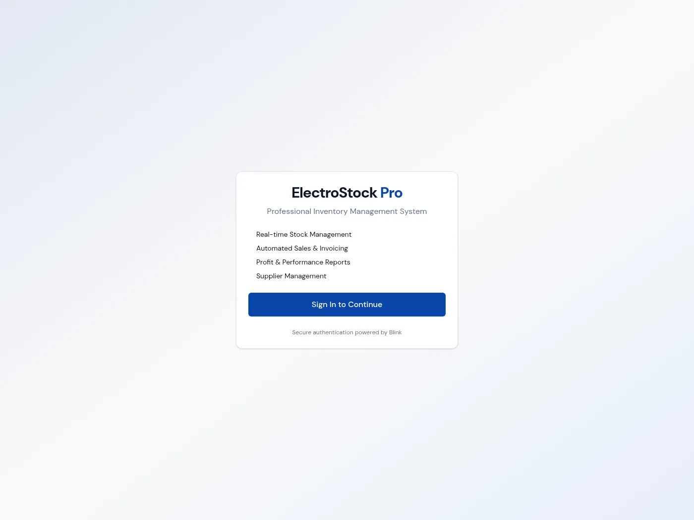 ElectroStock Pro