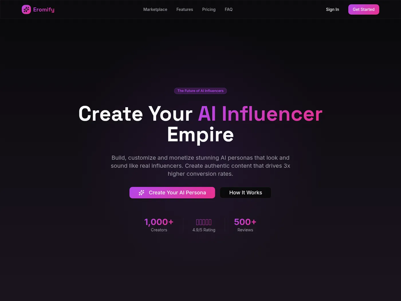 Eromify-Inspired AI Image Transformation Platform