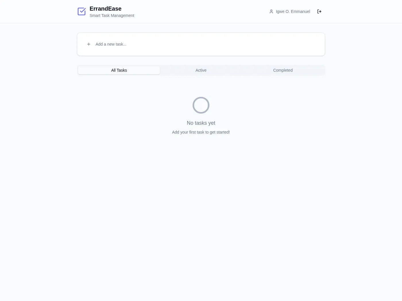 ErrandEase: Smart Task Management App
