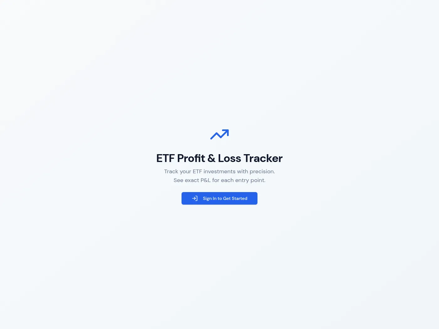 Exact ETF Profit & Loss Tracker