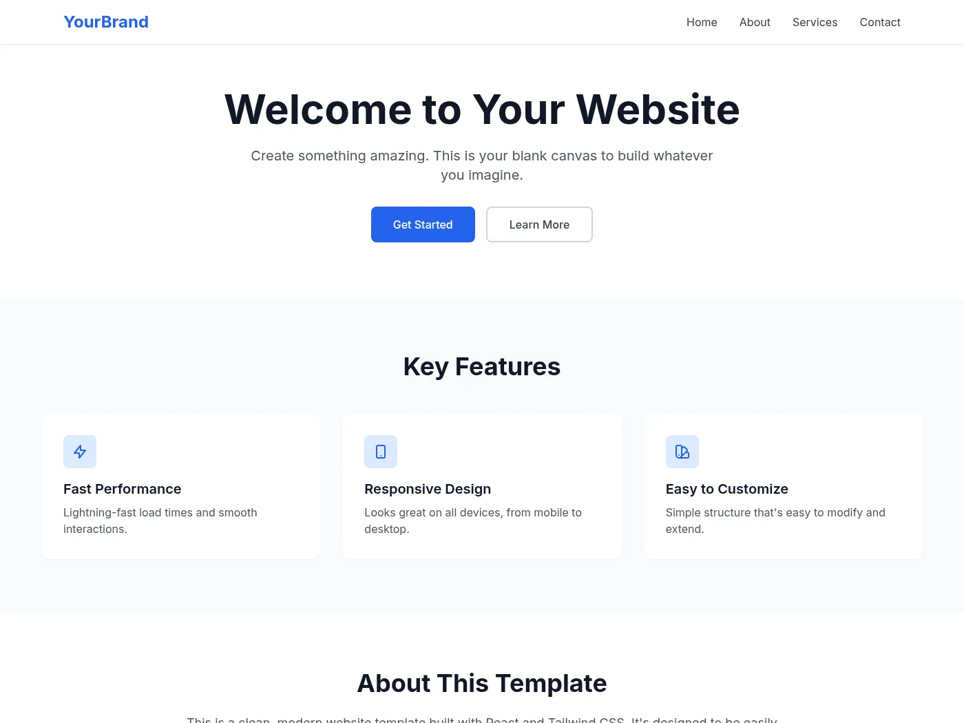 Example HTML Website