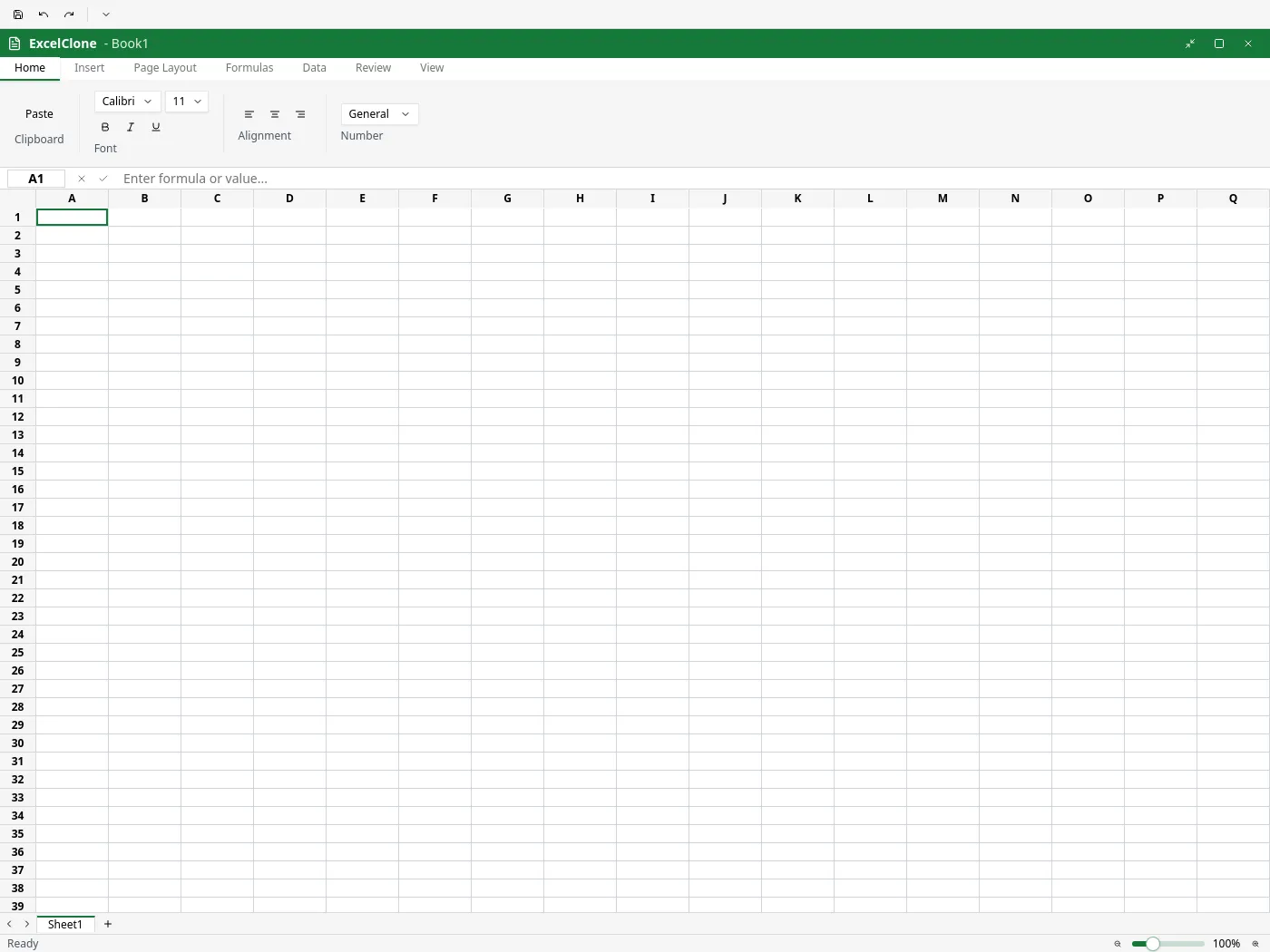 ExcelClone: Advanced Online Spreadsheet Application
