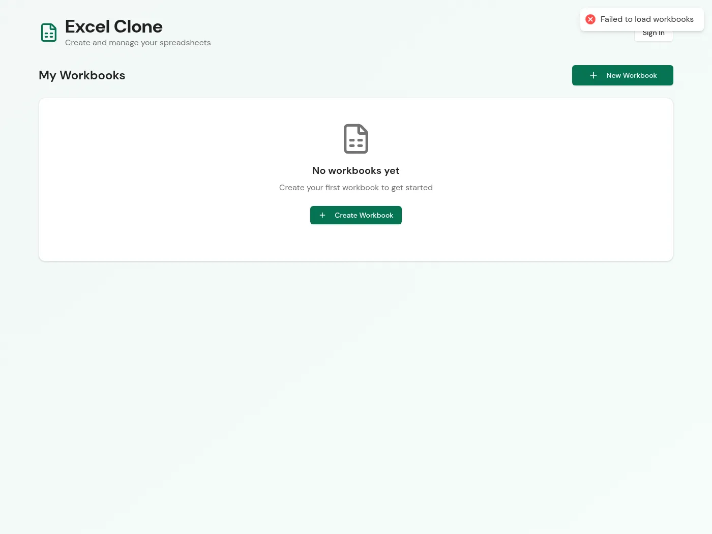 Excel Clone Web App - Dynamic & Interactive Spreadsheet Platform