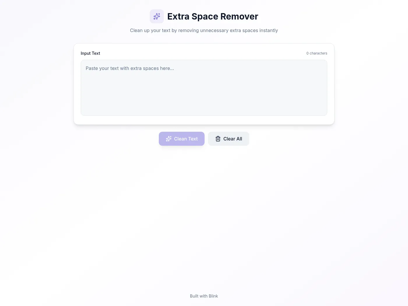 Extra Space Remover