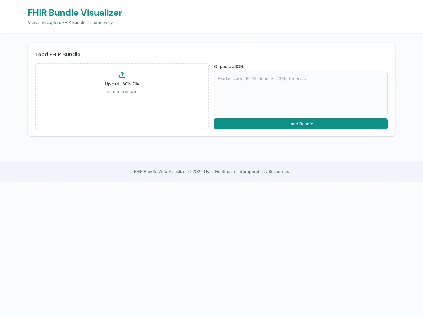 FHIR Bundle Web Visualizer