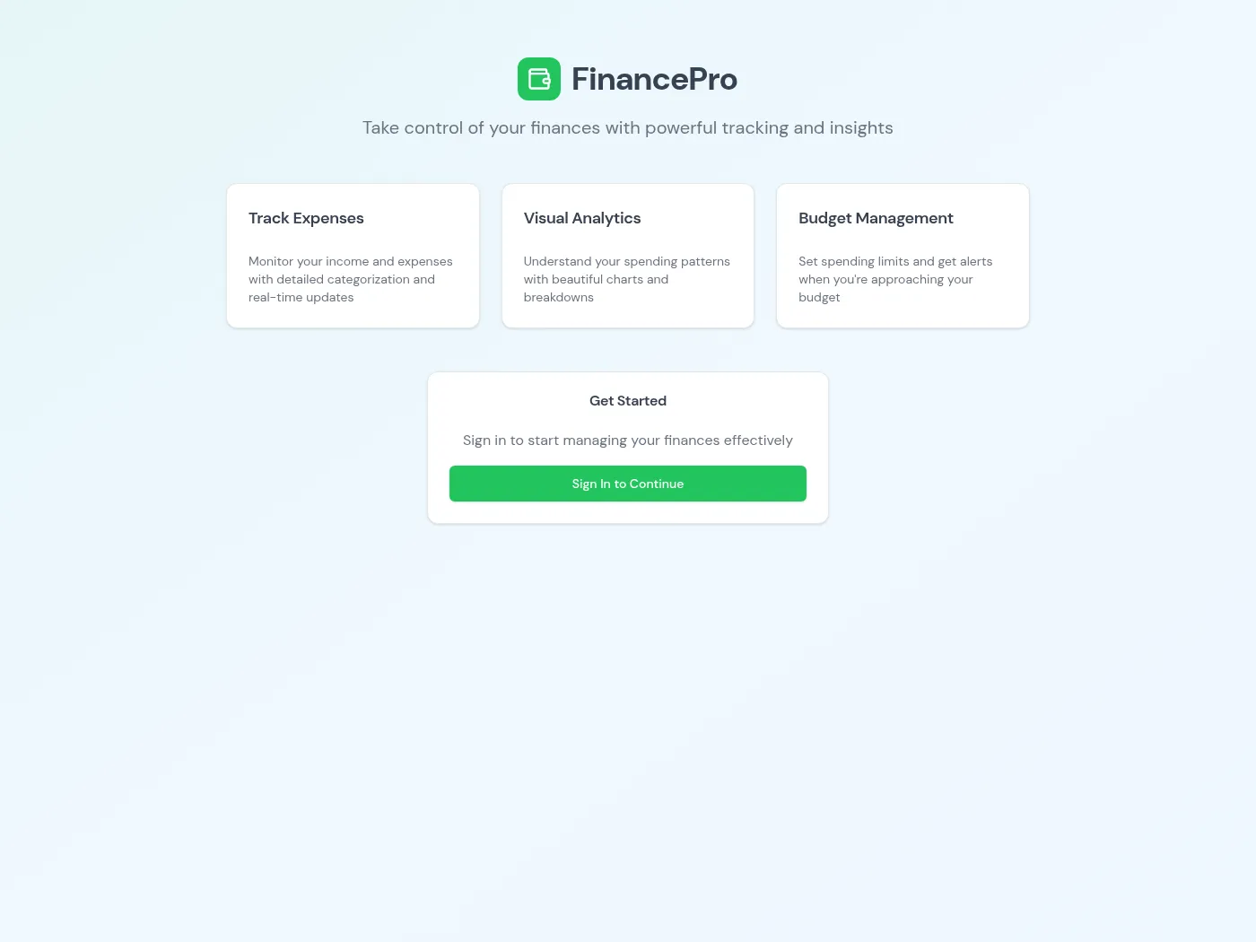 Finance Dashboard Pro