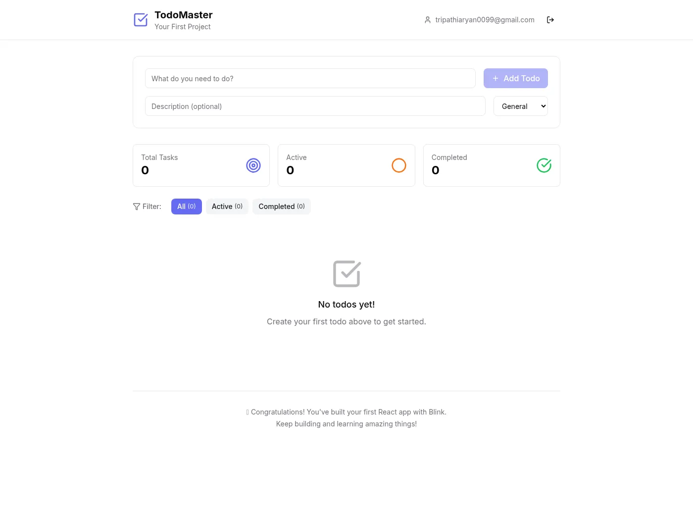 First Project Launchpad