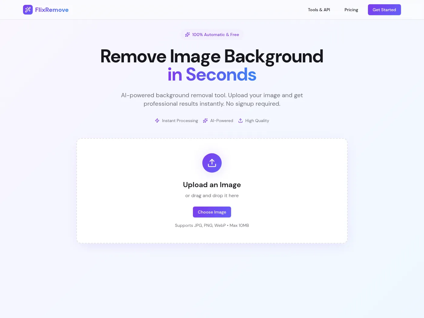 FlixRemove – Instant Background Removal Tool