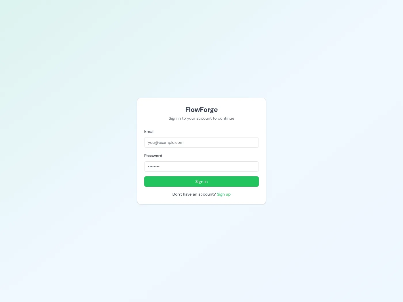 FlowForge – Visual No-Code Workflow Automation Platform