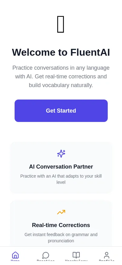 FluentAI: Personalized Language Learning Mobile App