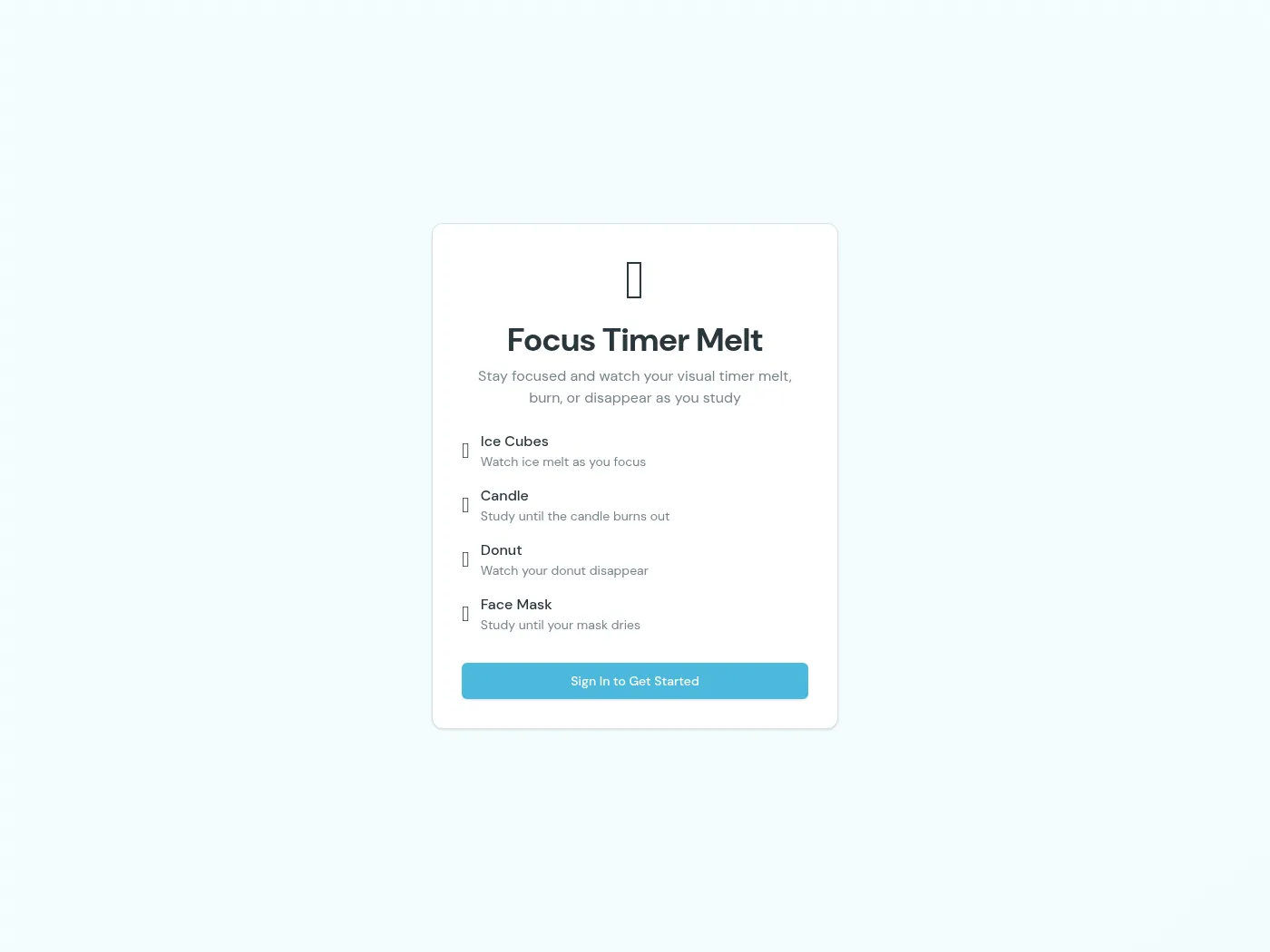 Focus Timer Melt