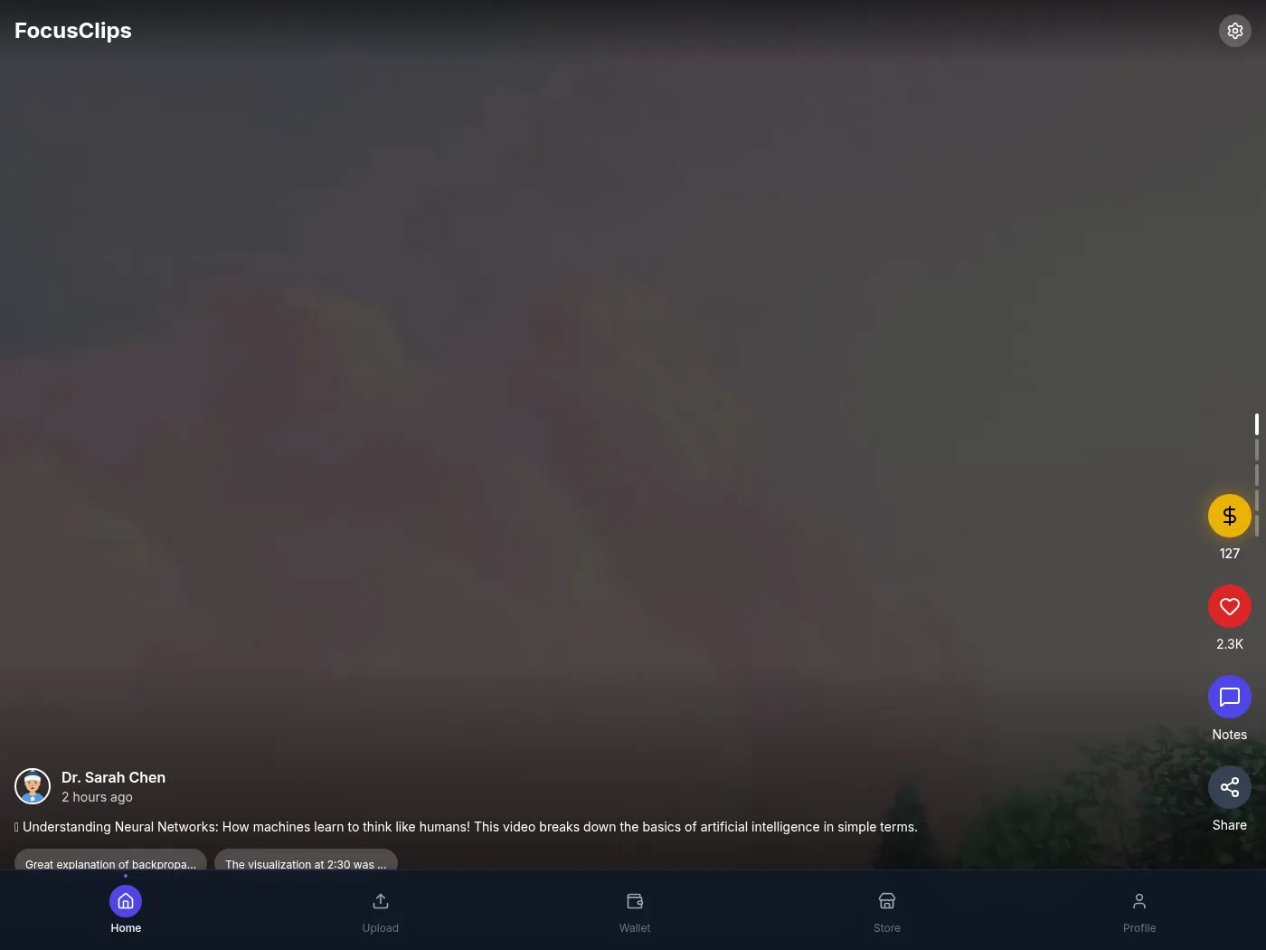 FocusClips – Engage and Reward with Vertical Short-Form Educational Videos