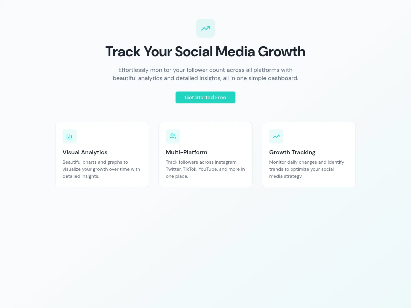 Follower Tracker Dashboard