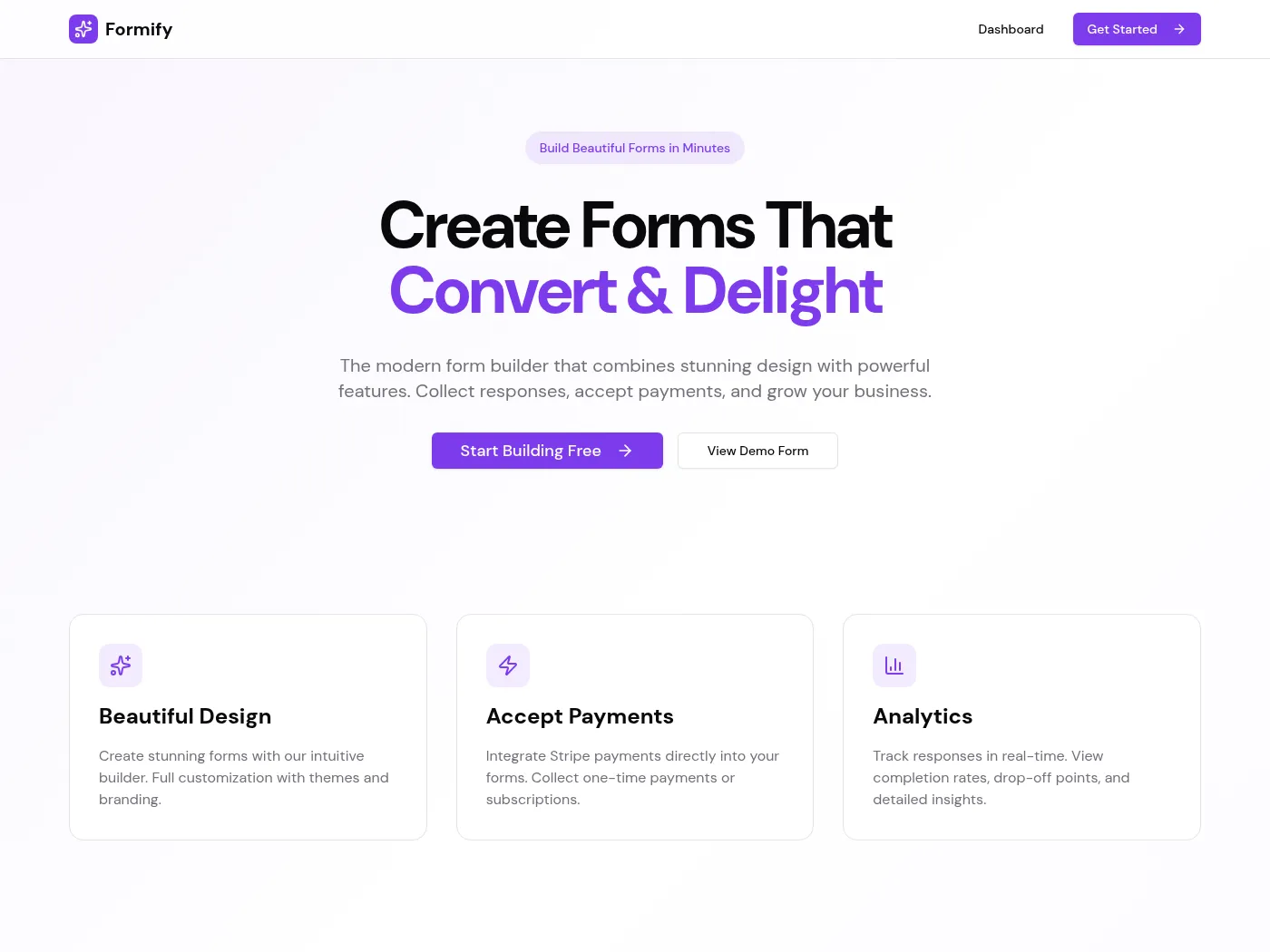 Formify: Next-Gen Form Builder & Typeform Alternative